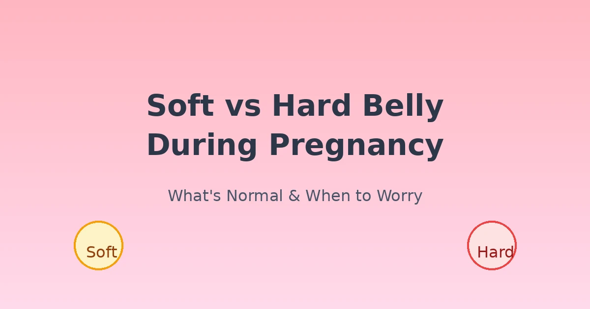Soft Belly Vs Hard Belly During Pregnancy: What's Normal? - Pregnancy Boss